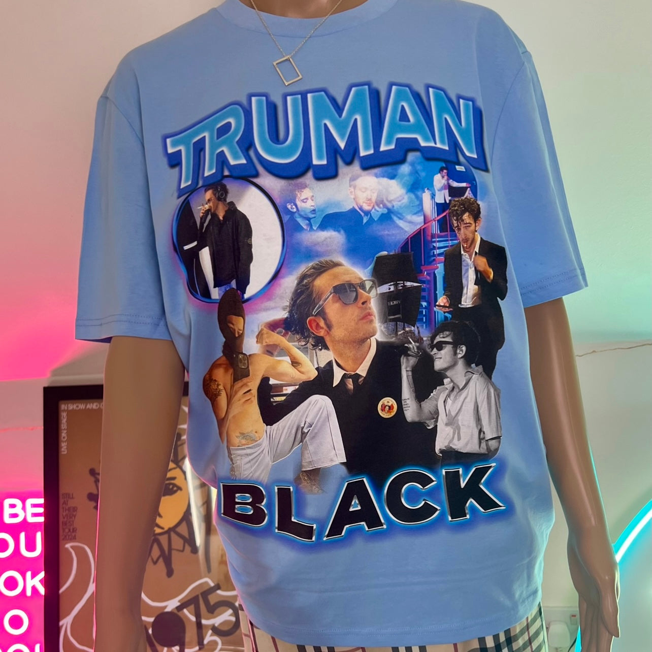 Truman Black (matty) homage T-shirt – Shape Of Sports